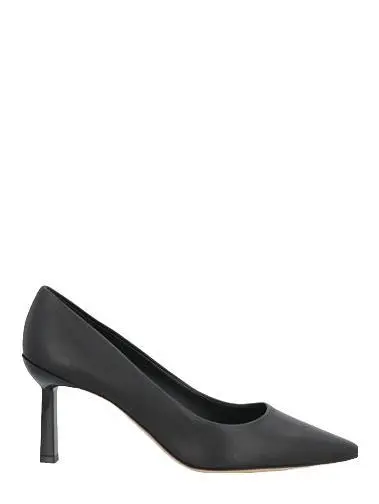 FERRAGAMO Lambskin Stiletto Pumps - Black