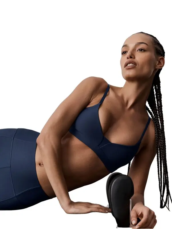 Alo Yoga Airlift Fine Line Bra - Navy