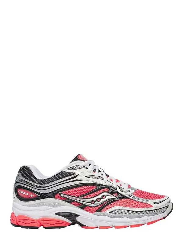 Saucony Progrid Omni 9in - Silver/coral