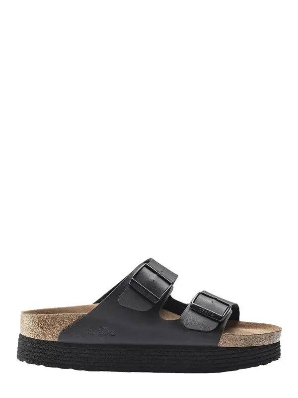 BIRKENSTOCK Arizona Flex Platform Vegan Sandals - Black