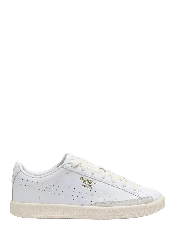 PUMA Court White - Puma White/vapor Gray/puma Gold