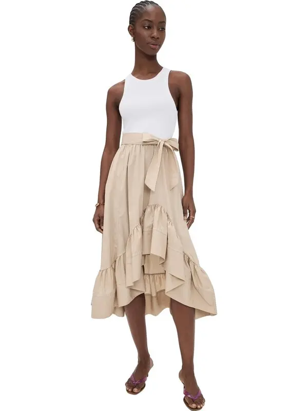 Cinq À Sept Zayla Dress - White/khaki