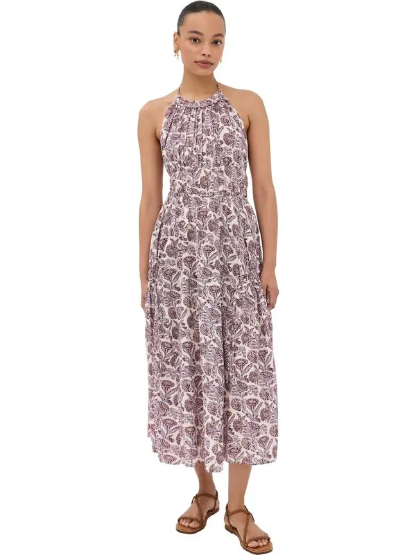 Ulla Johnson Anelise Halter Midi Dress - Meadow