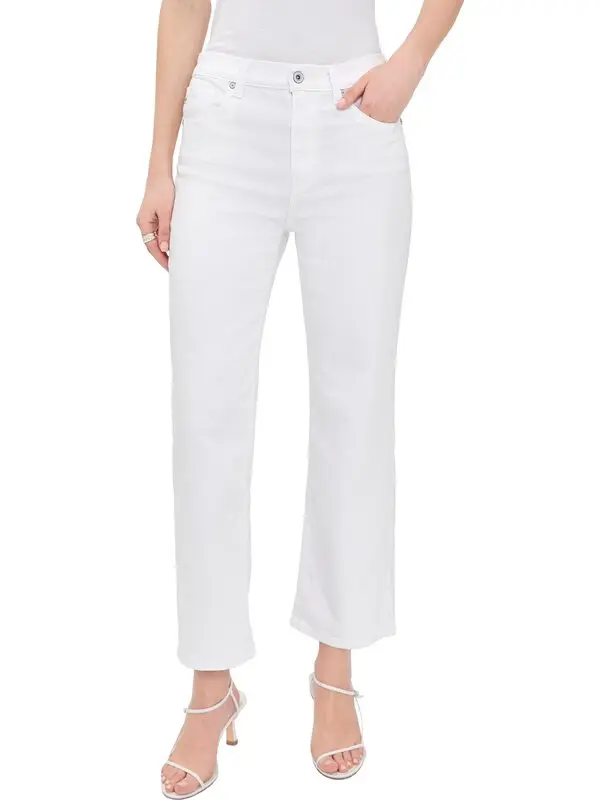 Ag Brinley Crop Jeans - Gallery White