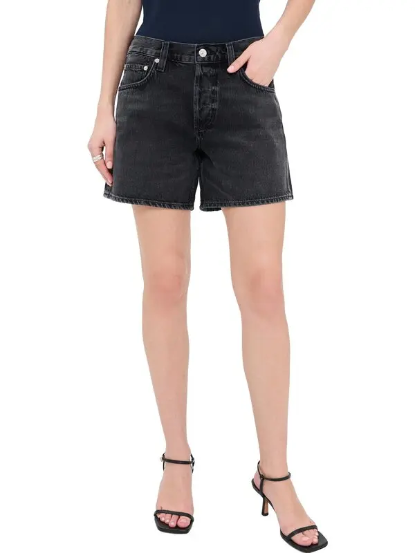 Citizens Of Humanity Billie Relaxed Denim Shorts - Vintage Black