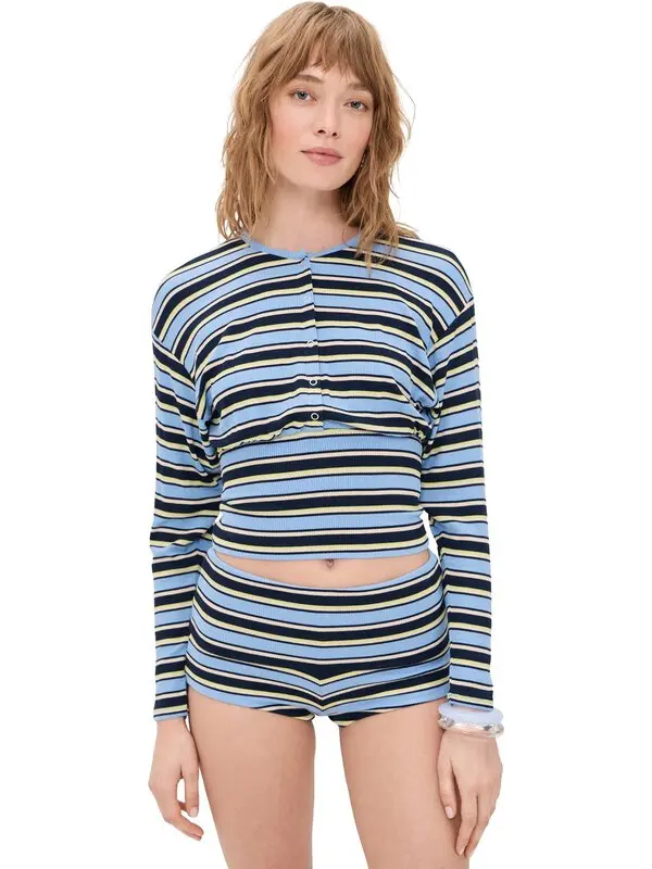 AFRM Selma Top - Iris Stripe
