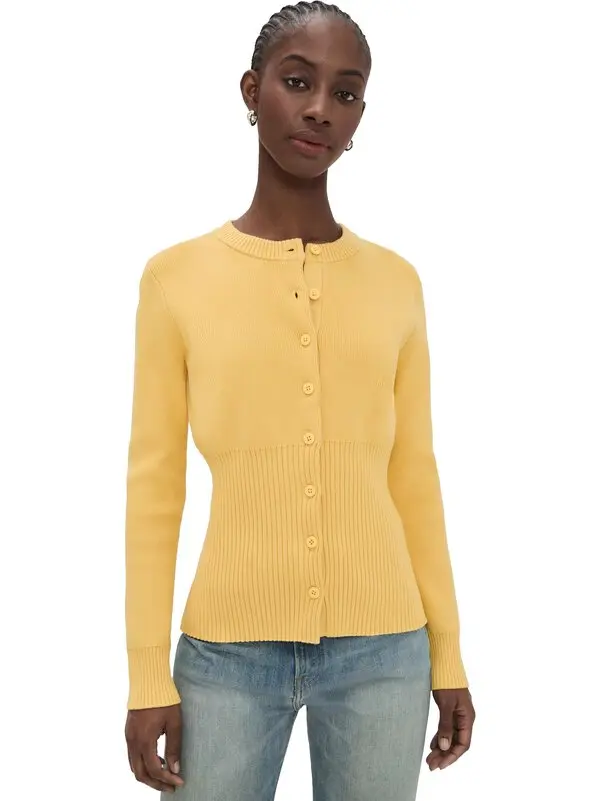 ALIGNE Ruby Knitted Cardigan - Butter