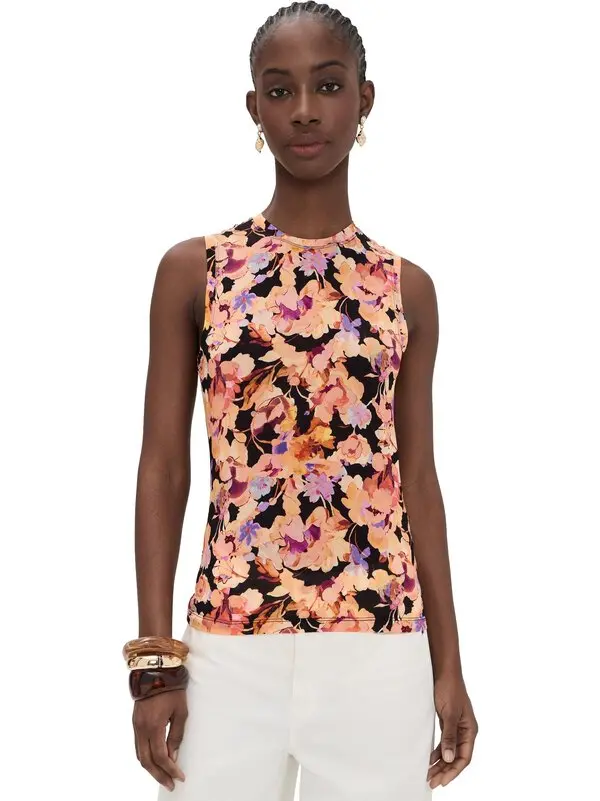 Ulla Johnson Ines Jersey Top - Night Bloom