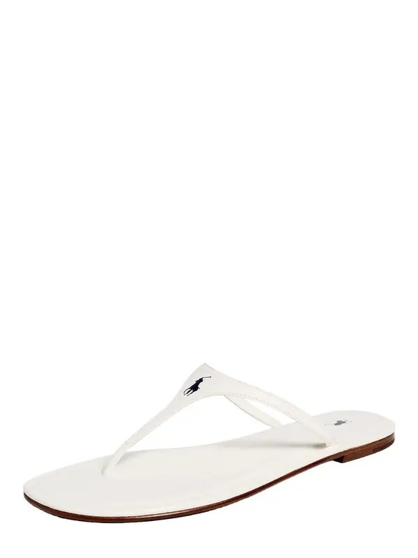 Polo Ralph Lauren Polo Play Thong Sandals - White