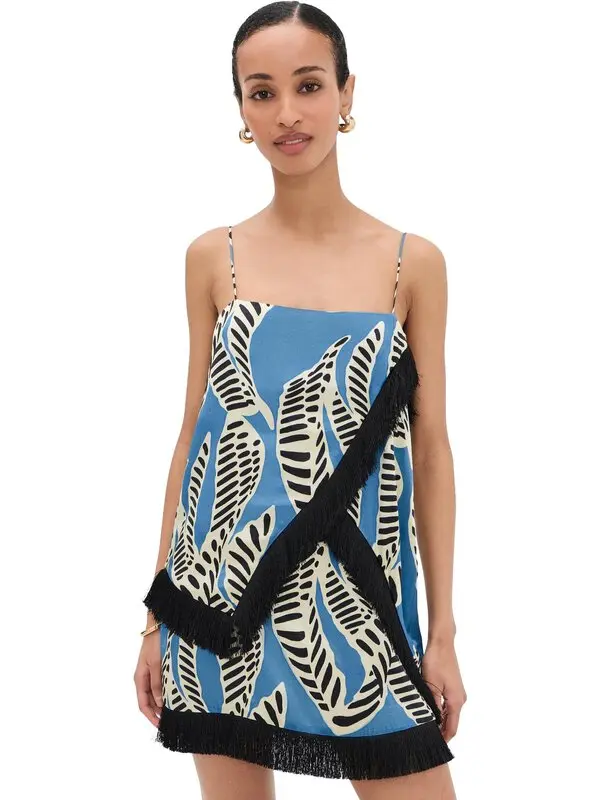 Alexis Coro Mini Dress - Azure Print