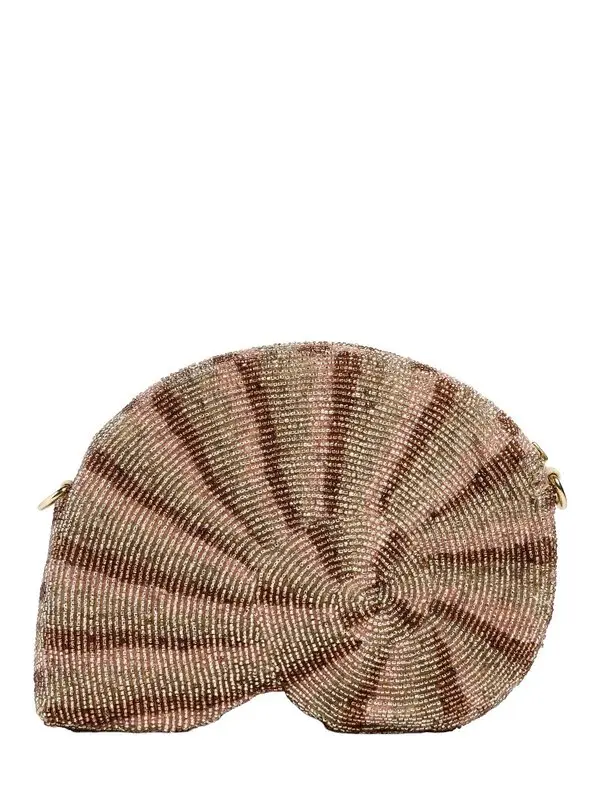 L*Space Nautilus Beaded Bag - Natural