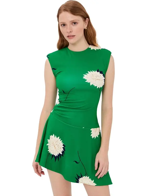 La DoubleJ Lela Mini Dress - Derby Green