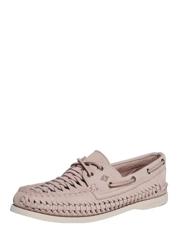 Sperry Eye Woven Loafers - Light Pink