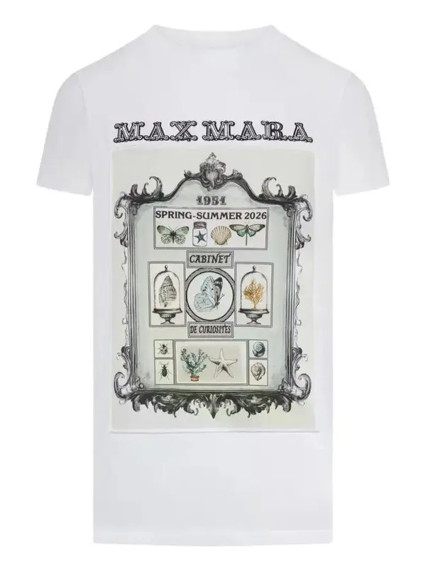 Max Mara Graphic-print T-shirt - White
