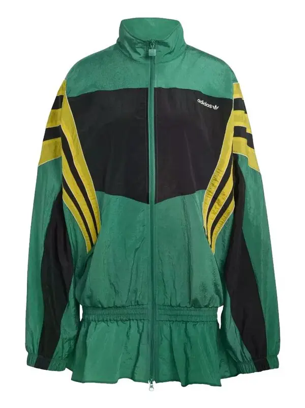 Adidas Striped Zip Jacket - Green