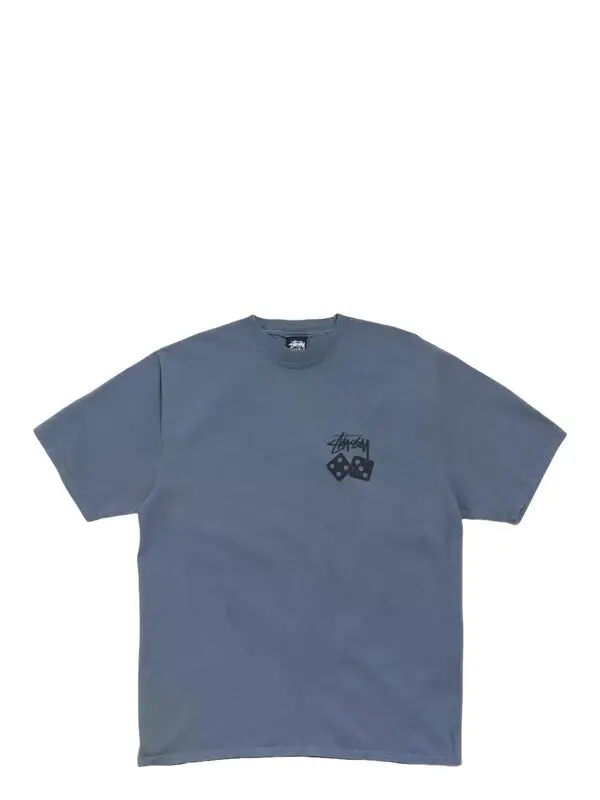 StÜssy Dice-graphic T-shirt - Blue
