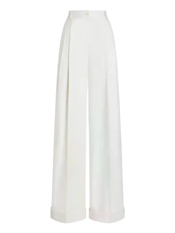 Dolce & Gabbana Cashmere Trousers - White