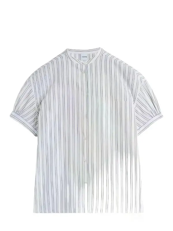 Aspesi Striped Short Sleeve Shirt - White