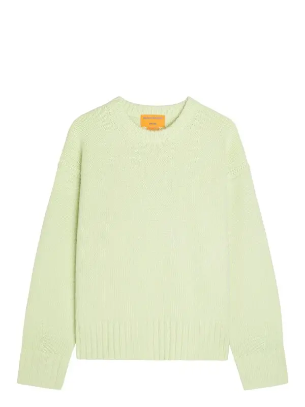 Guest In Residence Cozy Crew-neck Cashmere Jumper - Light Green