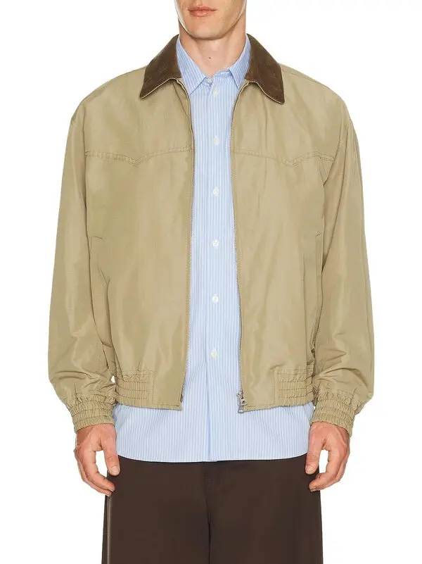 Comme Des Garçons Ramie Weather Jacket - Beige