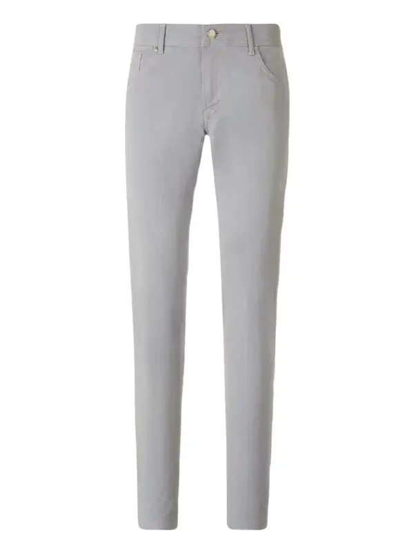 Marco Pescarolo Logo-patch Trousers - Grey