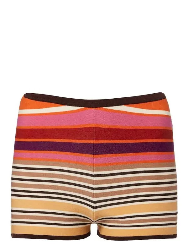 Faithfull The Brand Playa Striped Shorts - Multicoloured