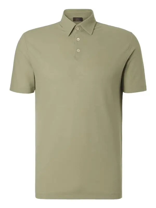 SLOWEAR Cotton Polo Shirt - Green