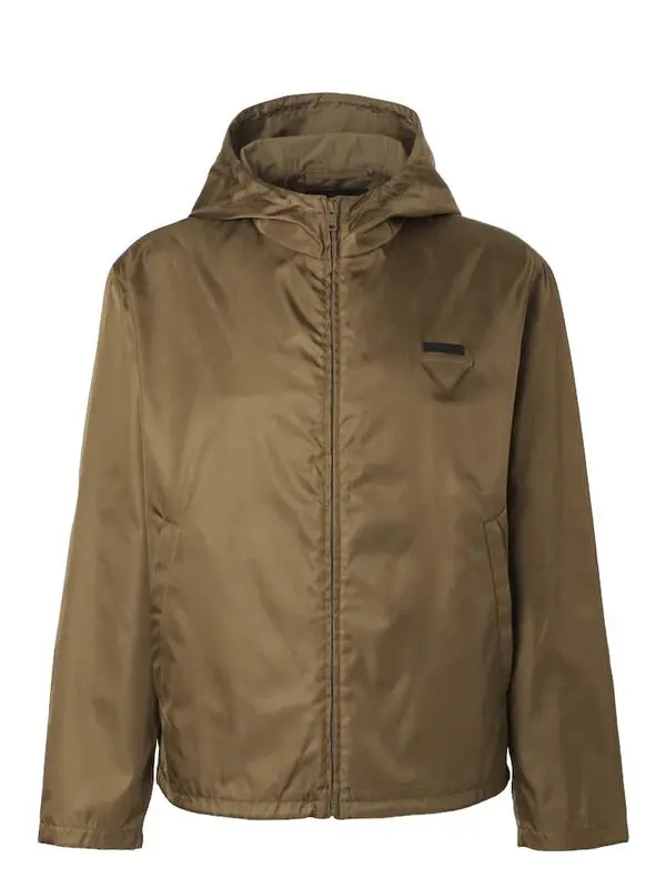 Prada Re-nylon Hooded Jacket - Green