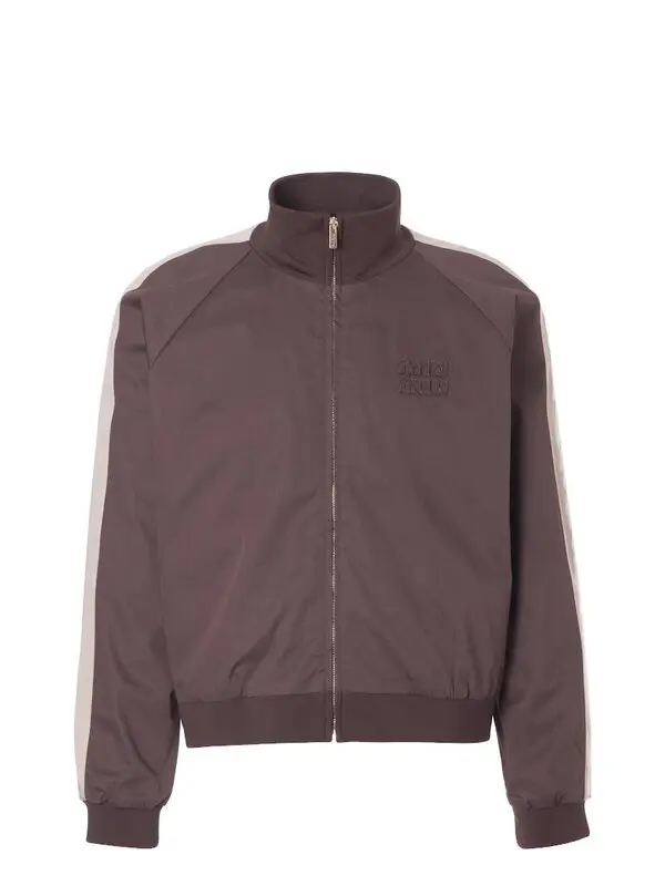 Miu Miu Cotton Twill Track Jacket - Brown