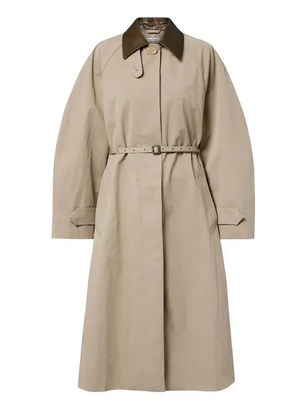 Acne Studios Cotton-blend Technical Trench Coat - Beige
