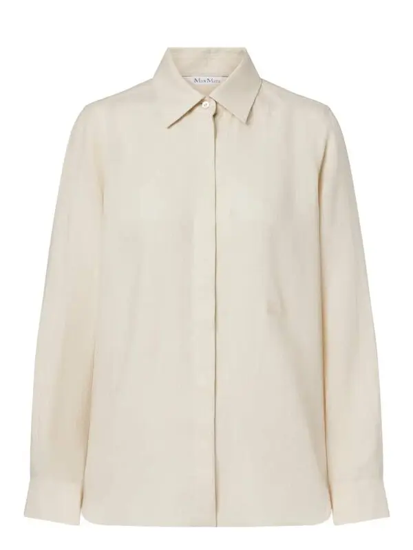 Max Mara Falasco Linen Shirt - White