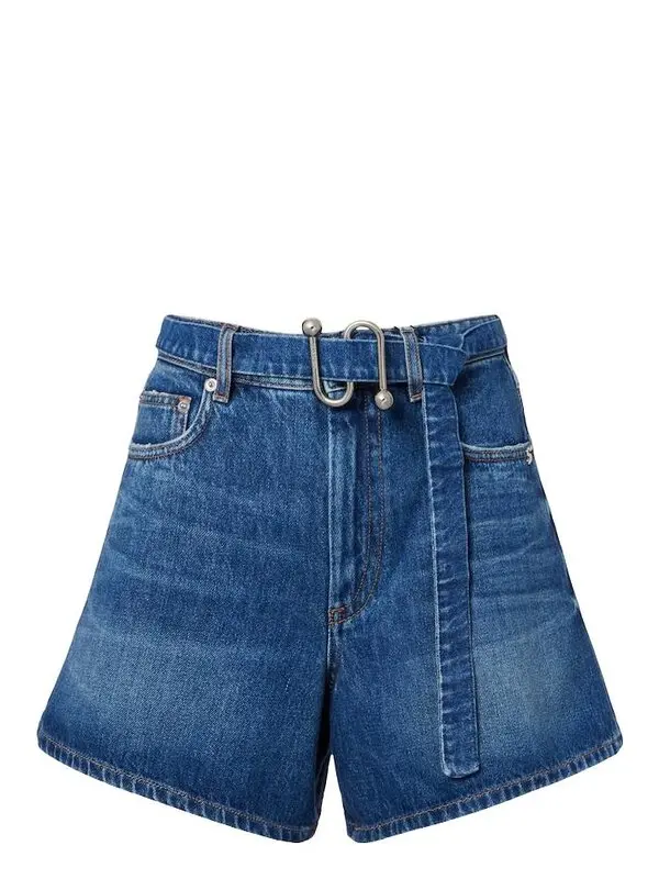 Sportmax Fiesta Denim Shorts - Blue