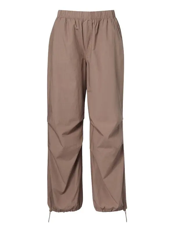 Velvet By Graham & Spencer Brooks Cotton Twill Balloon Pants - Brown