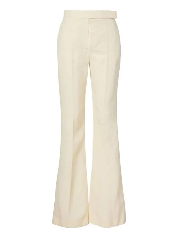 Sportmax Spiacere Flared Pants - Yellow