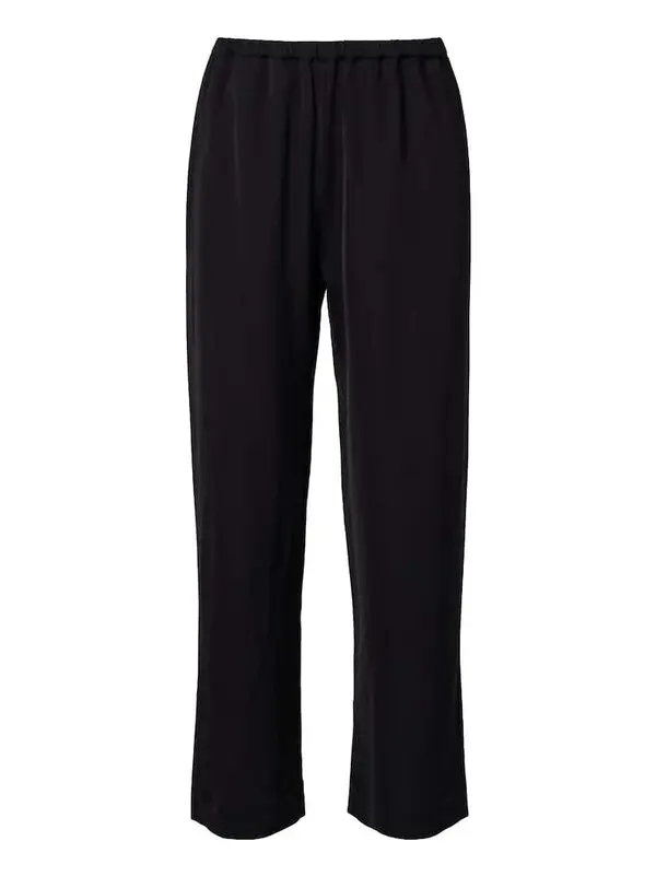 RÓHE Cropped Wide-leg Pants - Black