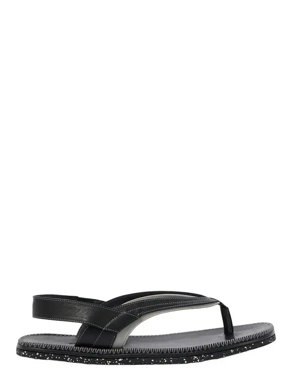 KIKO KOSTADINOV Andras Leather Thong Sandals - Black