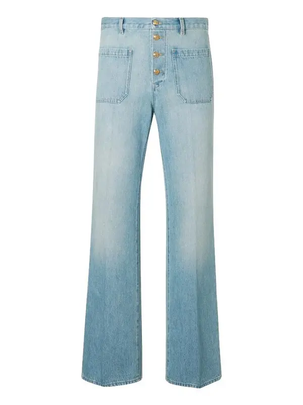 Valentino Garavani Wide-leg Jeans - Blue