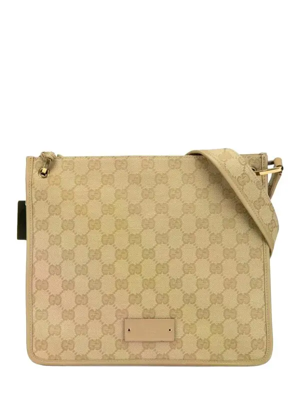 Gucci Gg Canvas Crossbody Bag - Brown
