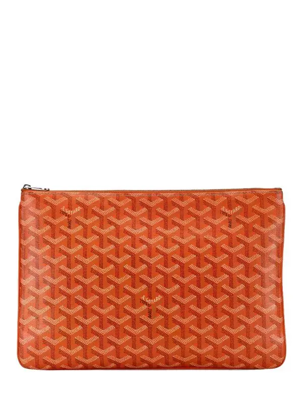 Goyard 2020 Senat Mm Clutch Bag - Orange