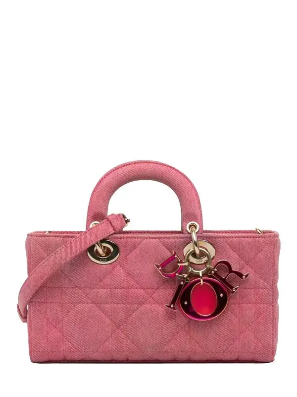 Dior 2022 Medium Lady D-joy Satchel - Pink