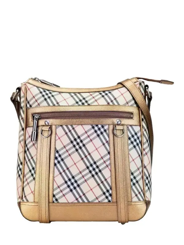 Burberry 2000-2017 Nova Check Crossbody Bag - Brown