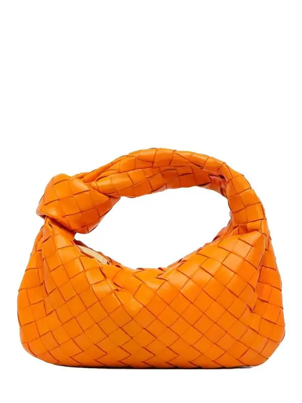 Bottega Veneta 2012-2023 Mini Nappa Intrecciato Jodie Handbag - Orange