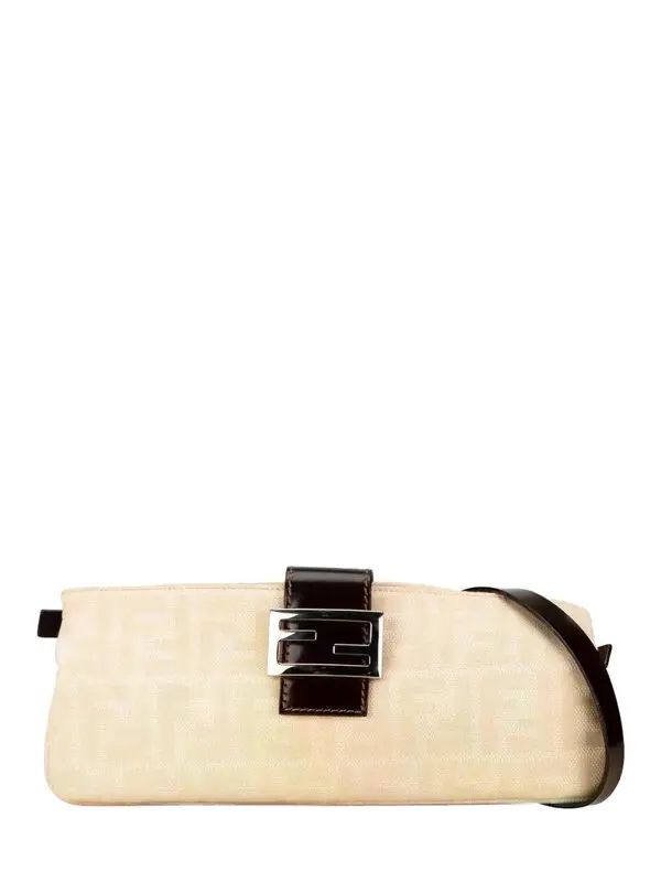 Fendi 2000-2010 Zucca Canvas Crossbody Bag - Brown