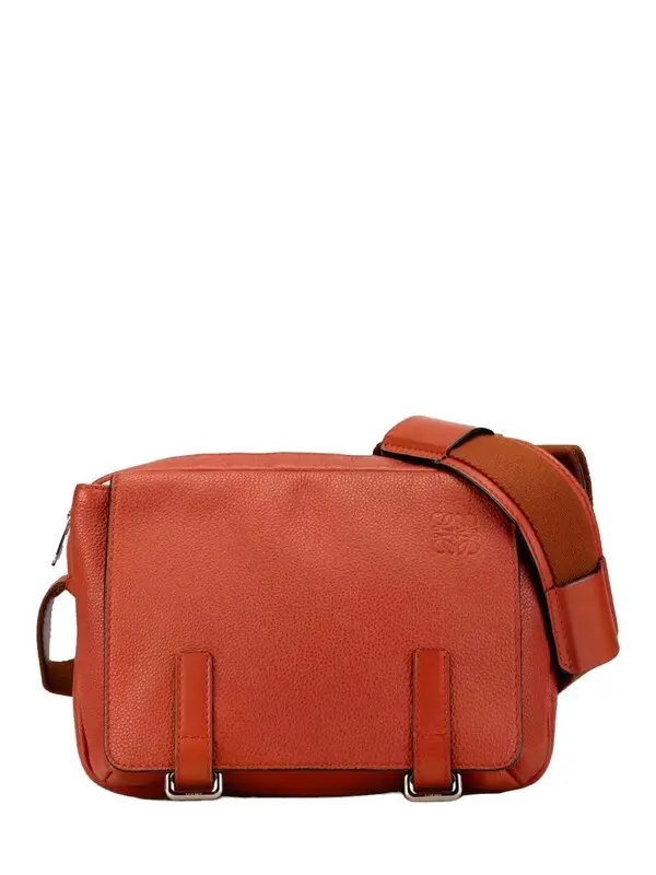 Loewe Xs Military Messenger Crossbody Bag - Orange