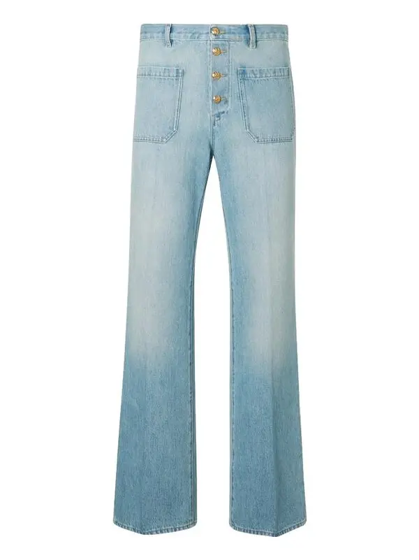 Valentino Garavani Wide-leg Jeans - Blue