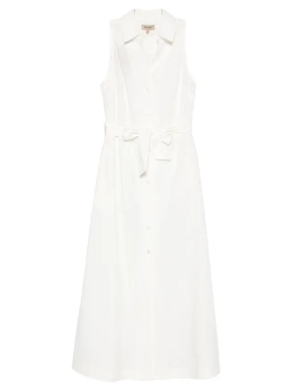 Woolrich Cotton Chemisier Shirt Dress - White