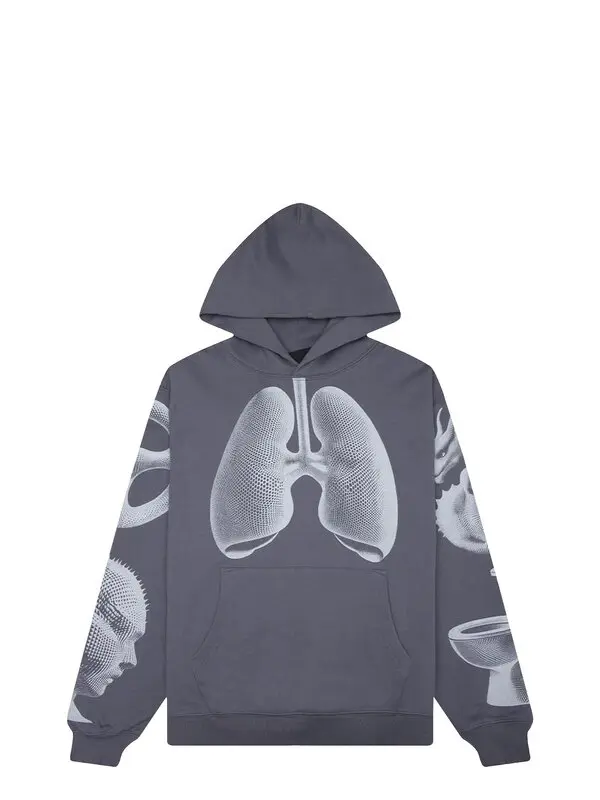 PLEASURES Dysfunction Hoodie - Grey