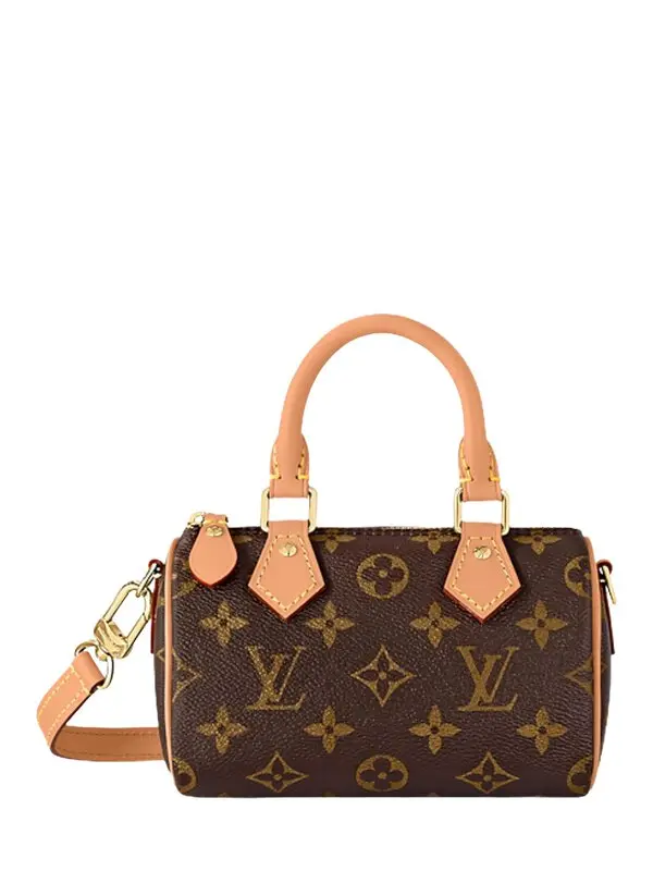 LOUIS VUITTON Nano Speedy Monogram Canvas - Brown