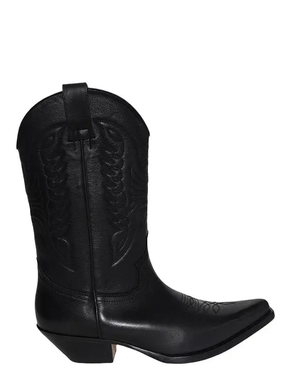 MAISON MARGIELA Pelle Vitalo Texas Boots - Black