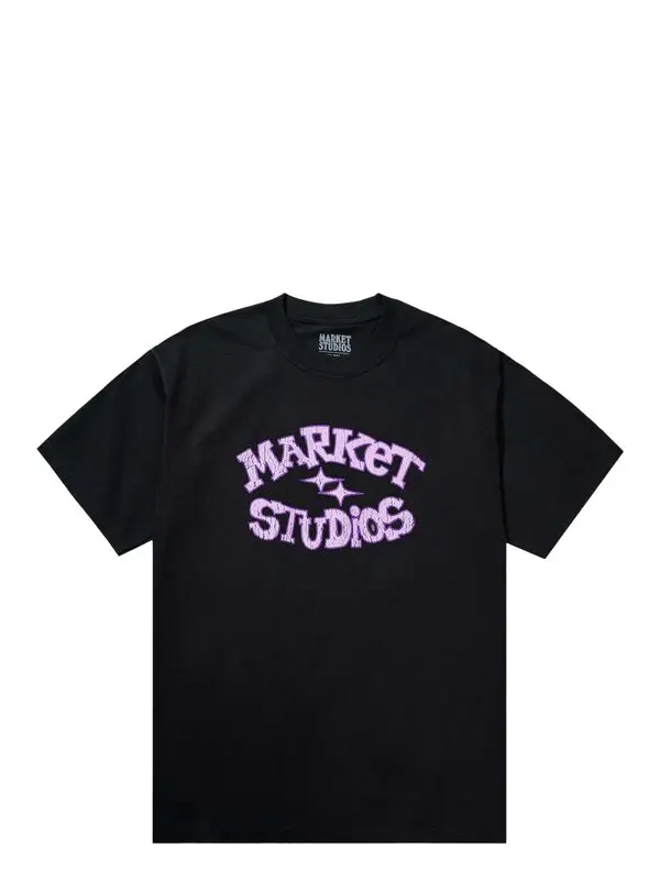 MARKET Smiley Old School T-shirt - Black